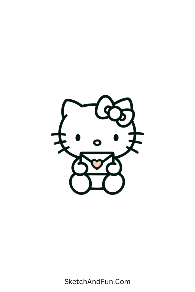 30+ Easy Cute Hello Kitty Drawing Ideas - Sketch and Fun