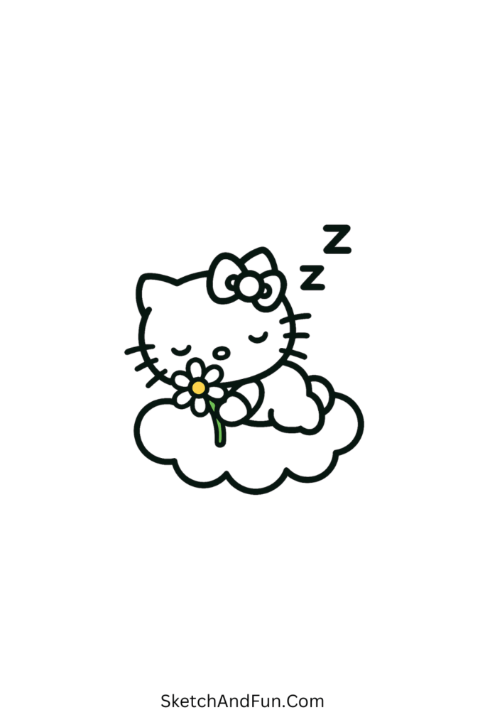 30+ Easy Cute Hello Kitty Drawing Ideas - Sketch and Fun