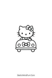 30+ Easy Cute Hello Kitty Drawing Ideas - Sketch and Fun