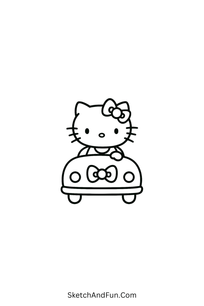 30+ Easy Cute Hello Kitty Drawing Ideas - Sketch and Fun