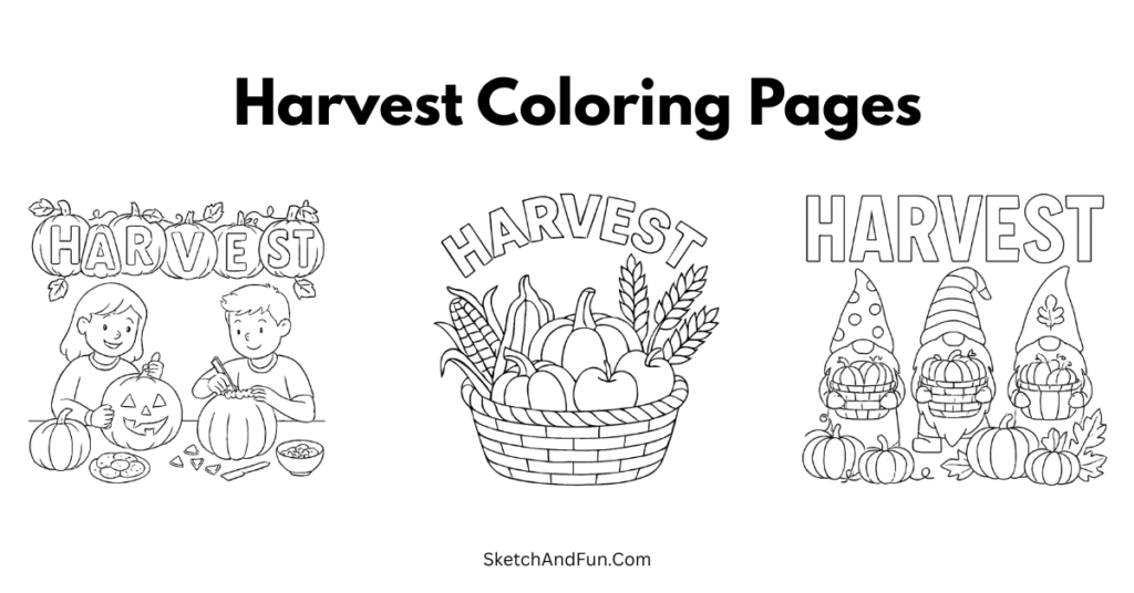 40+ Harvest Coloring Pages - Free PDF Printables