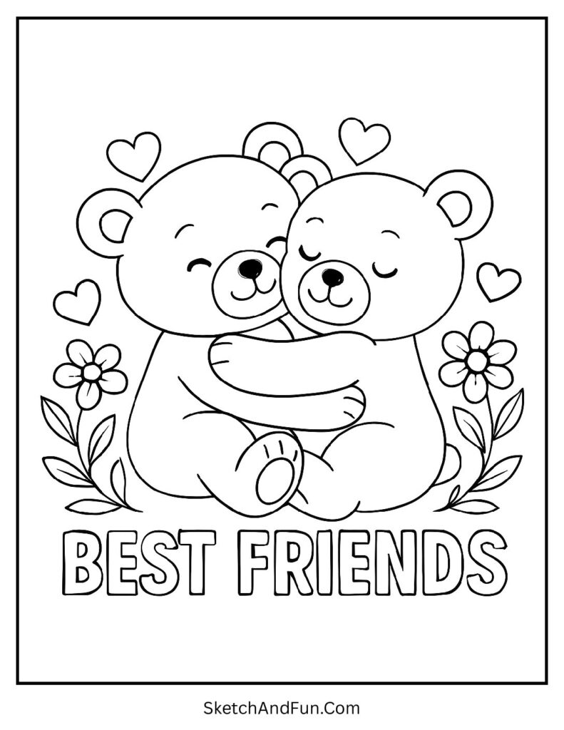 60+ Valentine’s Day Coloring Pages
