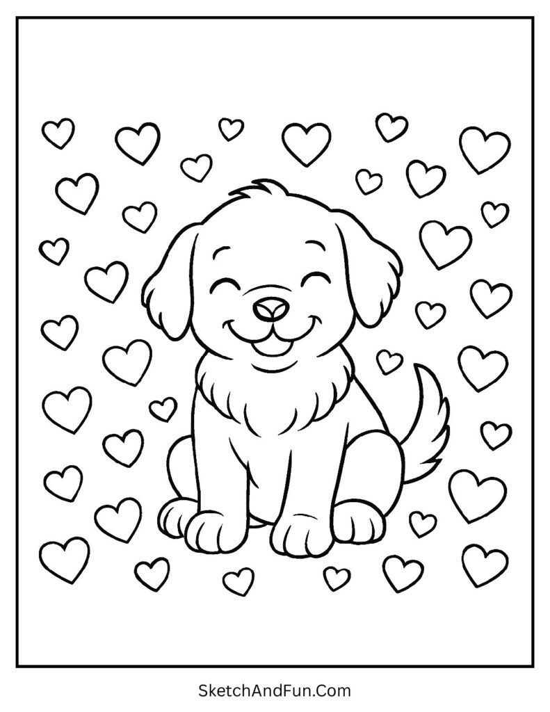 60+ Valentine’s Day Coloring Pages