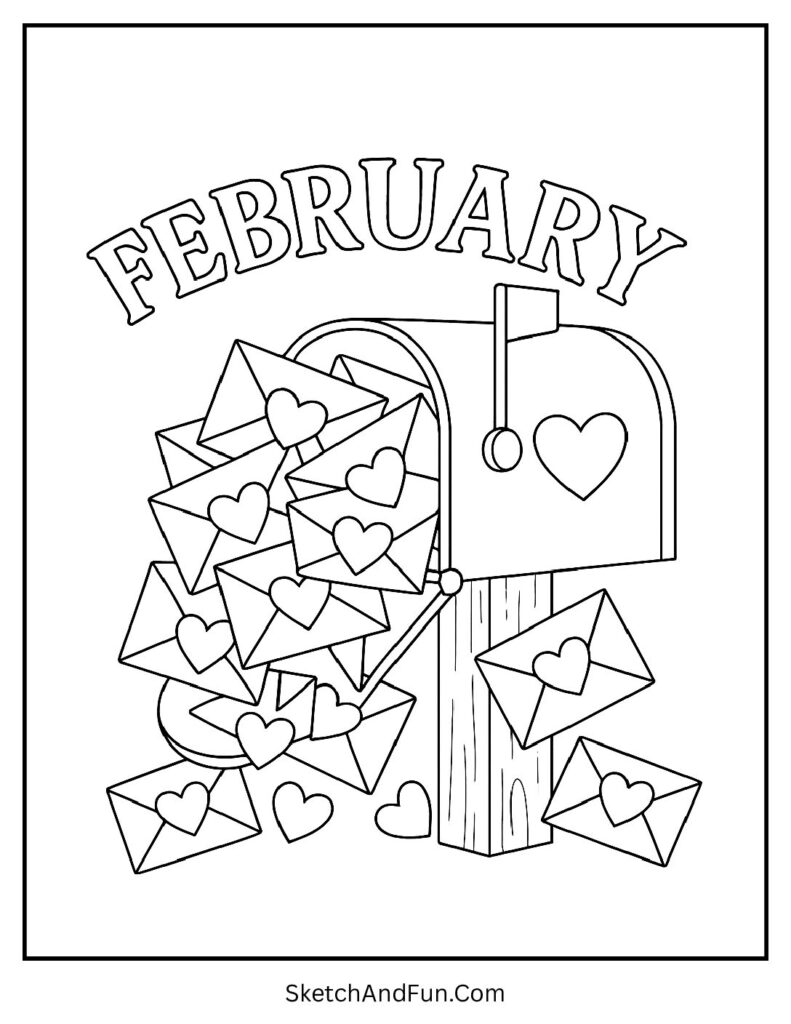 50+ February Coloring Pages (Free PDF Printables)