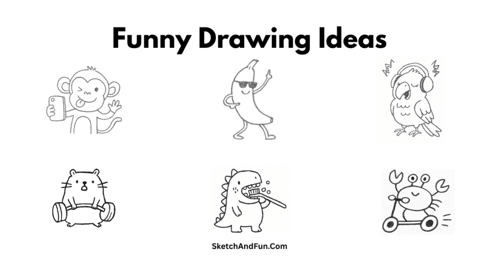 50+ Funny Drawing Ideas That Will Make You Laugh
