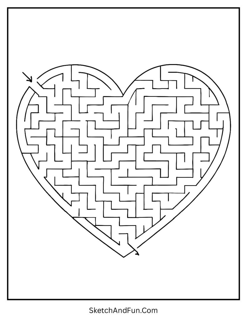 60+ Valentine’s Day Coloring Pages