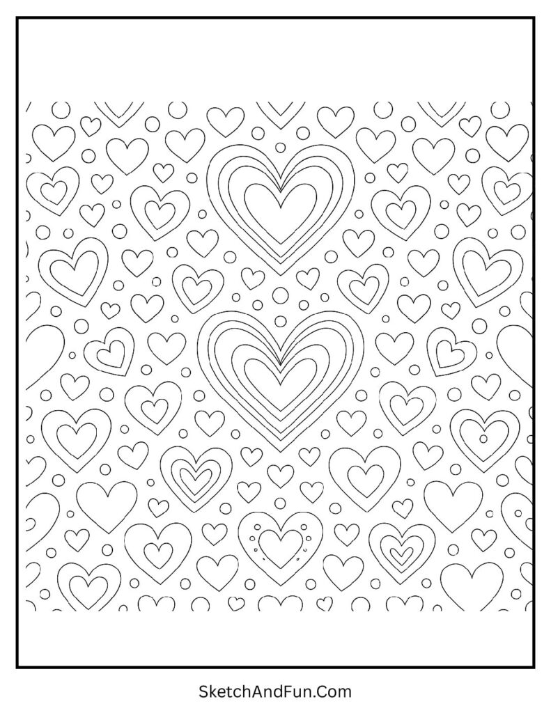 60+ Valentine’s Day Coloring Pages