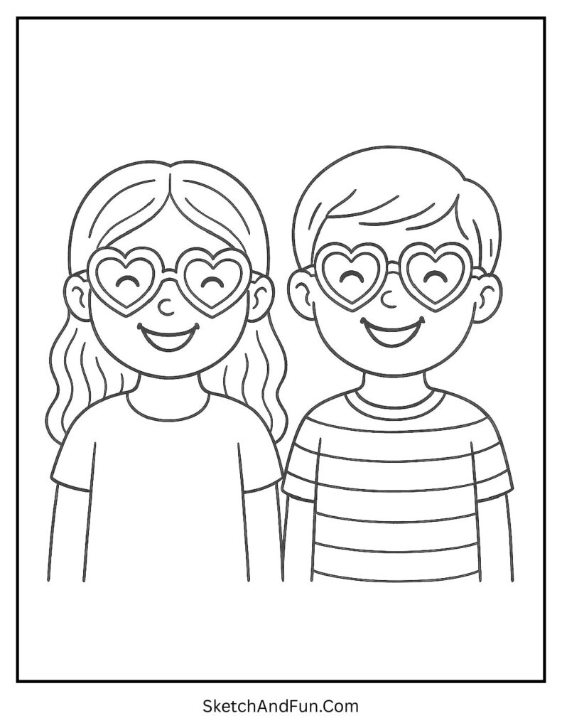 60+ Valentine’s Day Coloring Pages