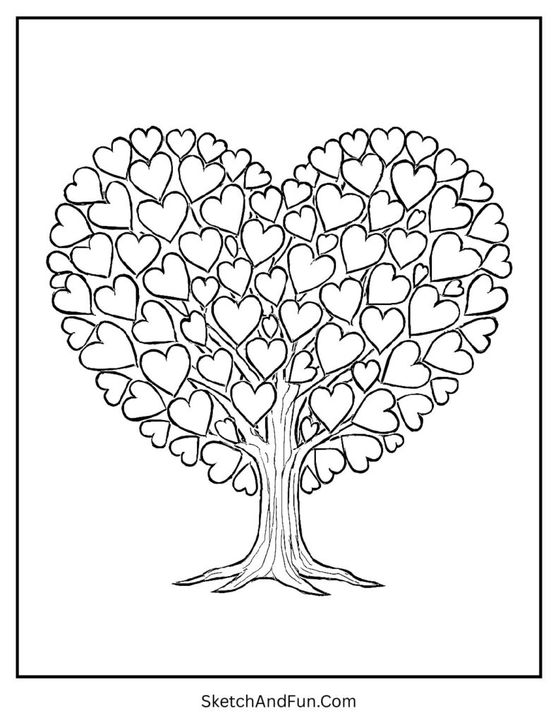 60+ Valentine’s Day Coloring Pages
