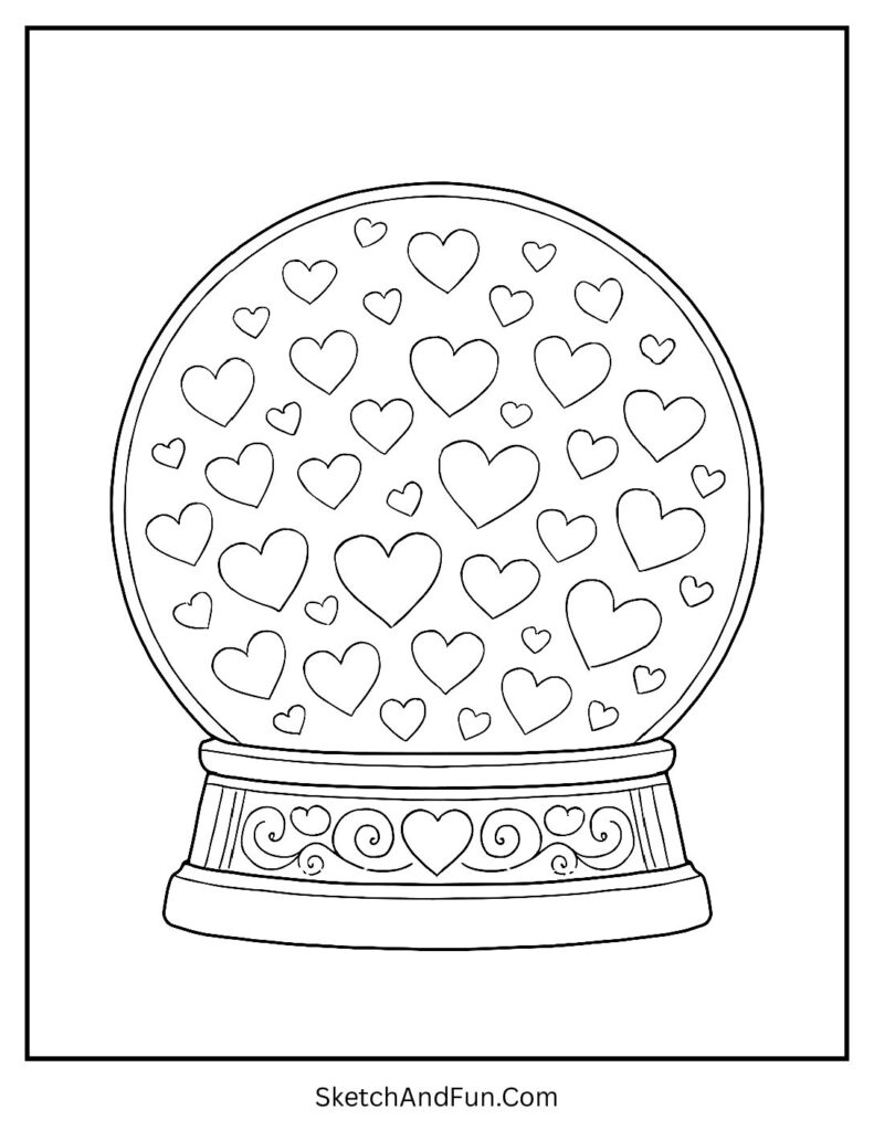 60+ Valentine’s Day Coloring Pages