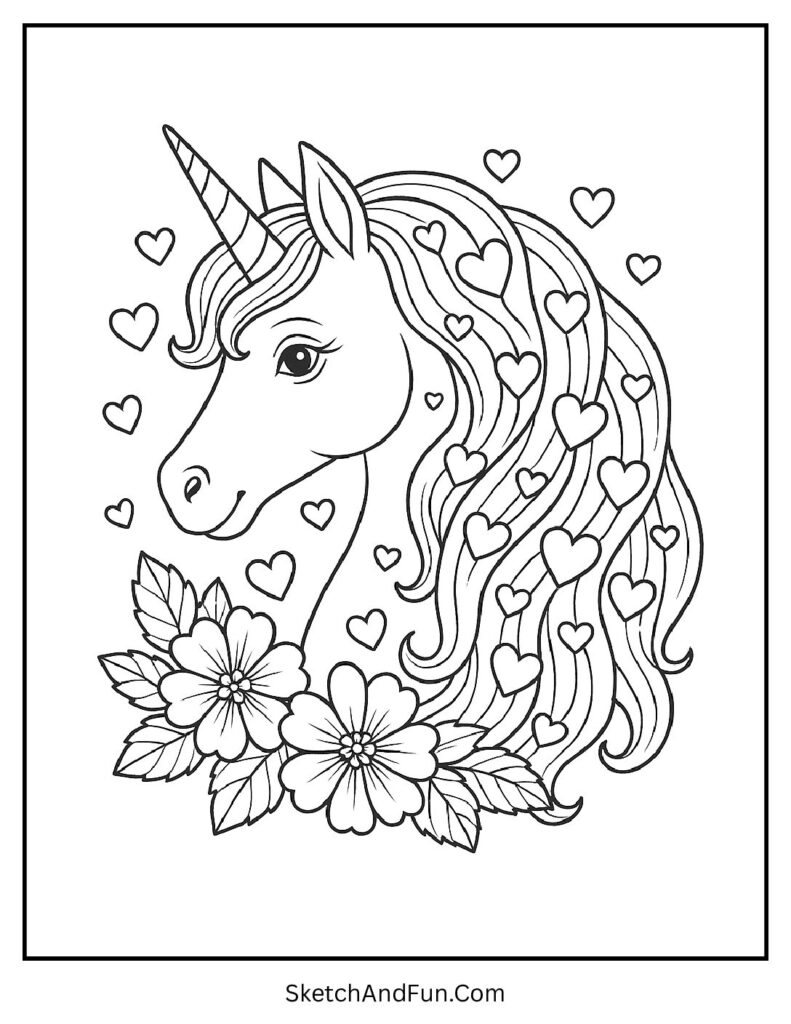 60+ Valentine’s Day Coloring Pages