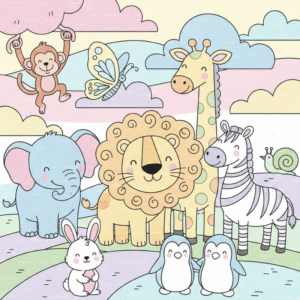 Animals Coloring Pages - Free PDF Printables