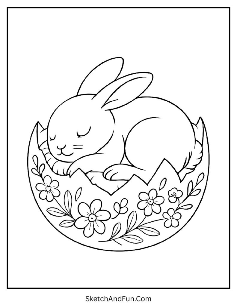 50+ Easter Coloring Pages