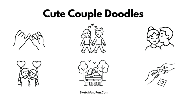 25+ Cute Couple Doodles That Feel Full of Love