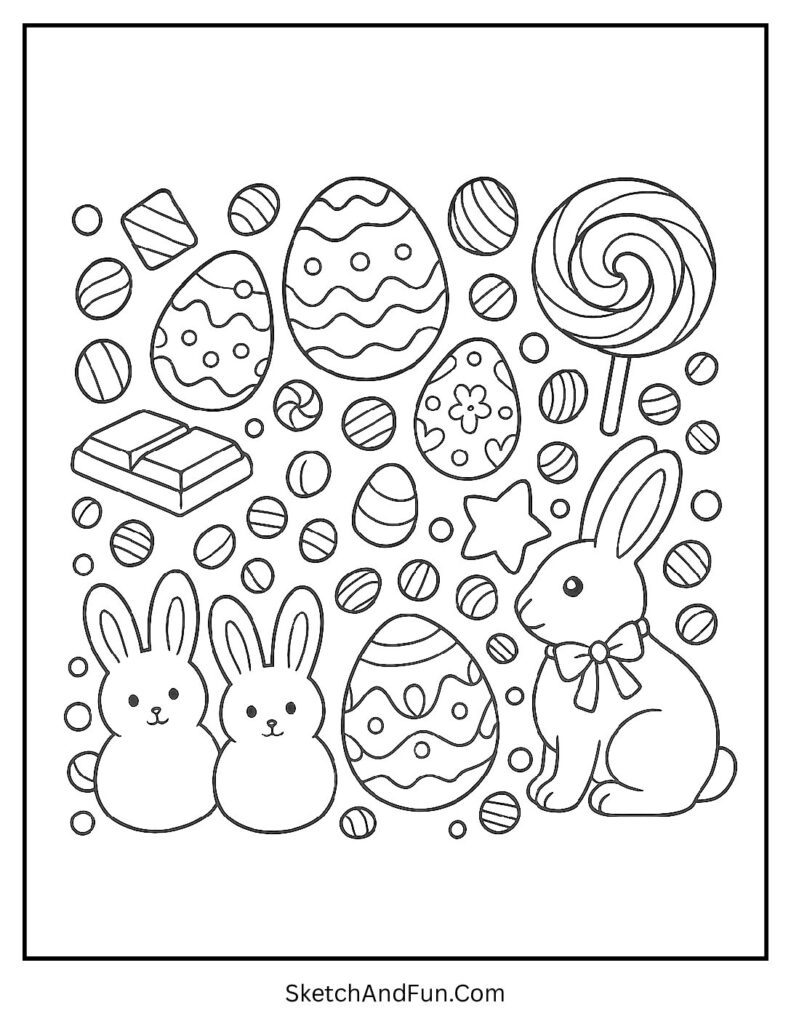 50+ Easter Coloring Pages