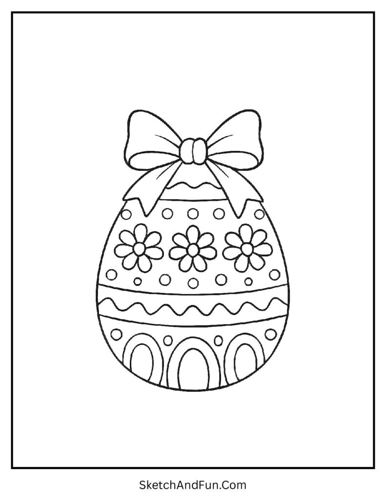 20+ Easter Egg Coloring Pages (Free PDF Printables)