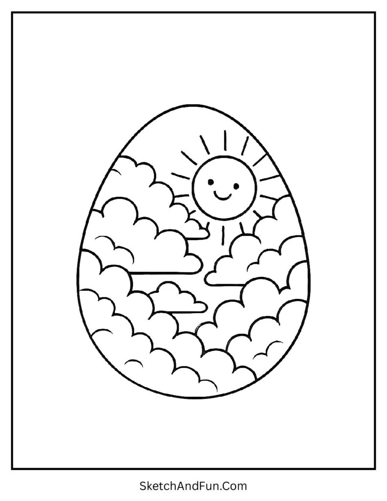 20+ Easter Egg Coloring Pages (Free PDF Printables)