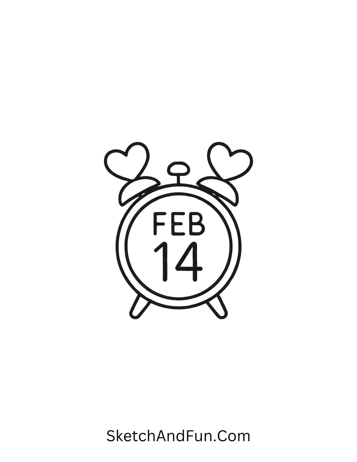 25+ Cute February Doodles and Drawing Ideas