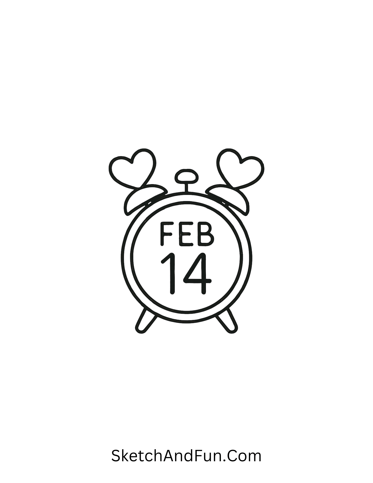 25+ Cute February Doodles and Drawing Ideas