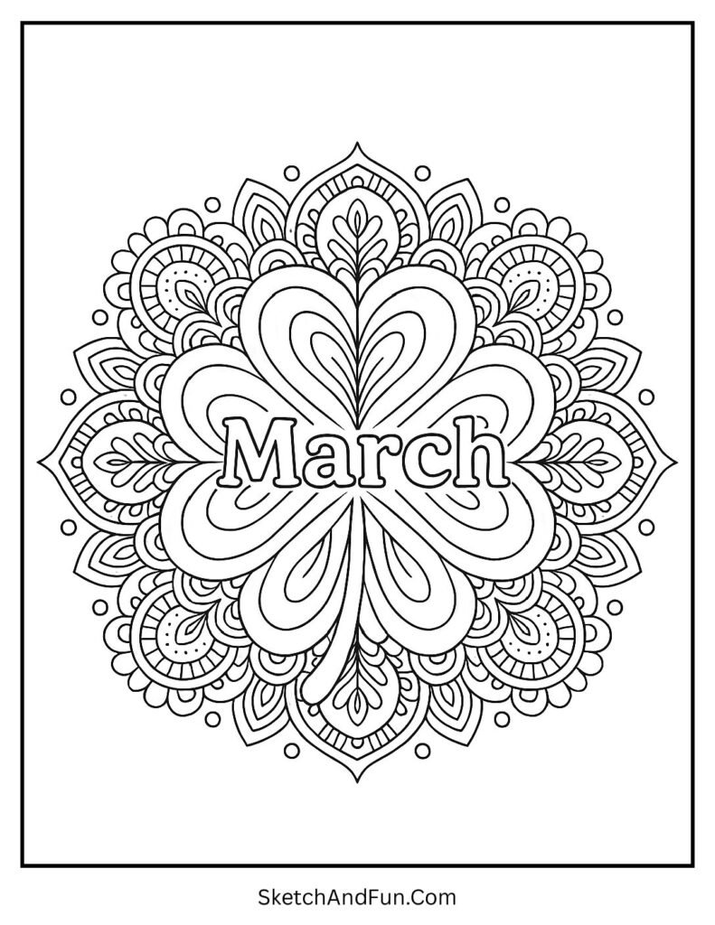40+ March Coloring Pages (Free to Download & Print)