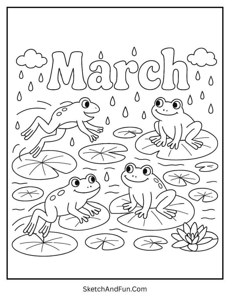 40+ March Coloring Pages (Free to Download & Print)