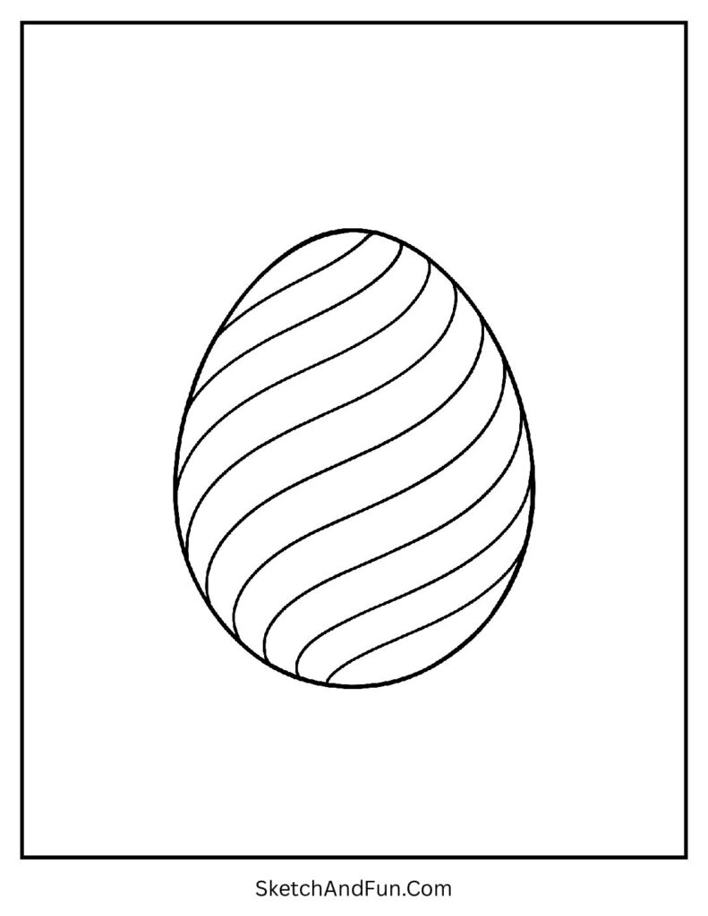20+ Easter Egg Coloring Pages (Free PDF Printables)