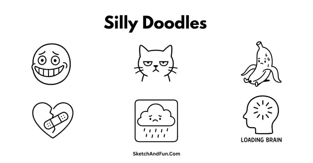 22+ Silly Doodles And Drawing Ideas - Sketch and Fun