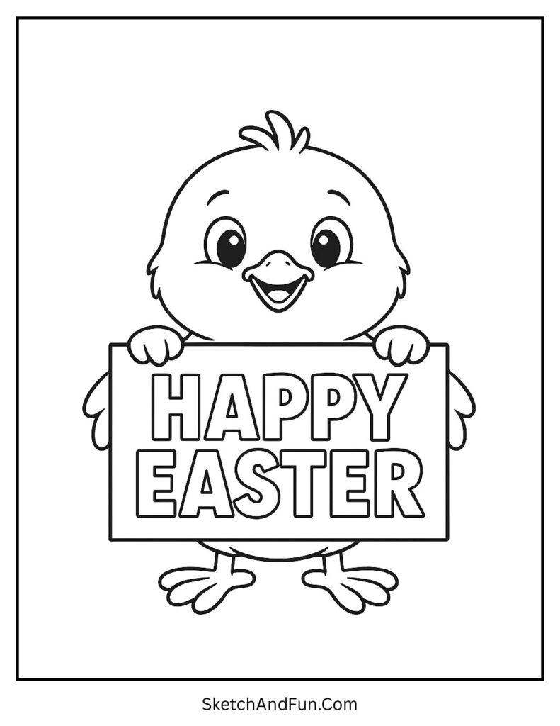 50+ Easter Coloring Pages