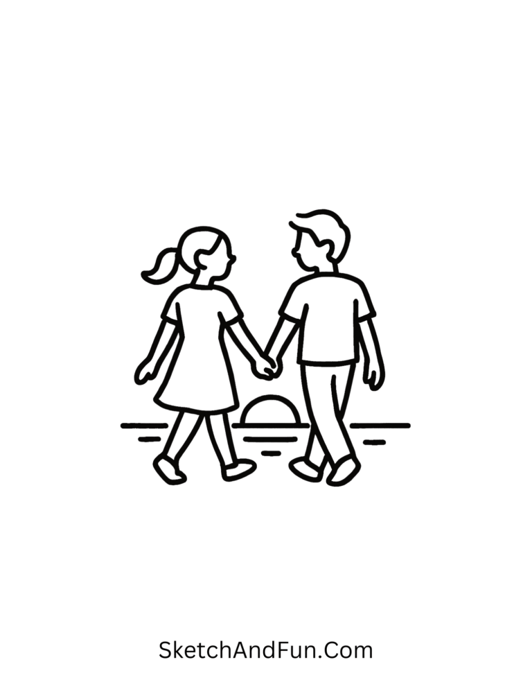 25+ Cute Couple Doodles That Feel Full of Love
