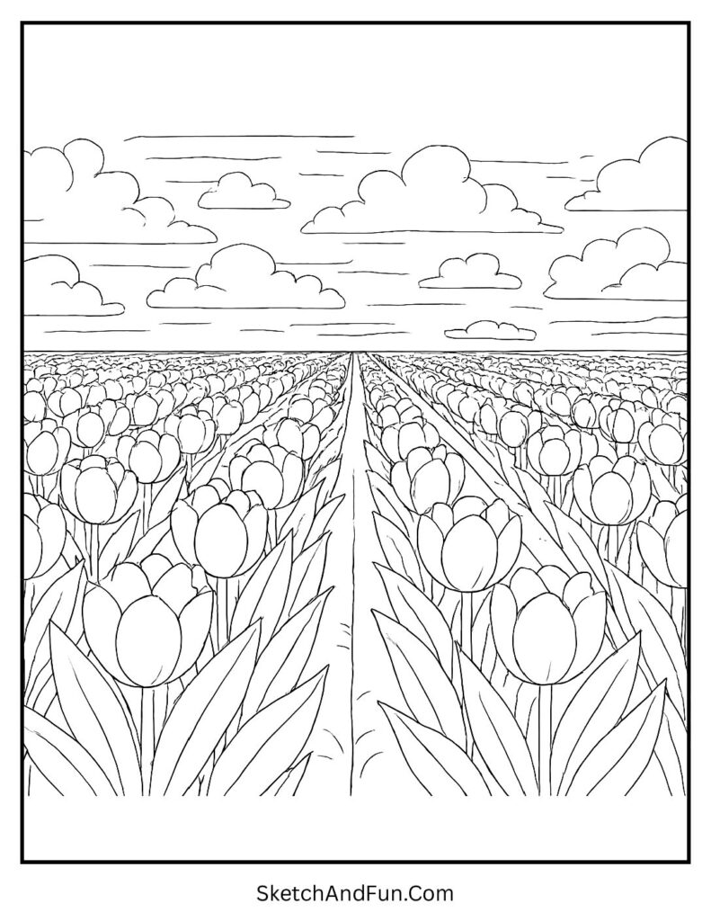 50+ Spring Coloring Pages
