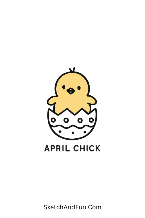 25+ Easy Cute April Drawing Ideas - Sketch and Fun