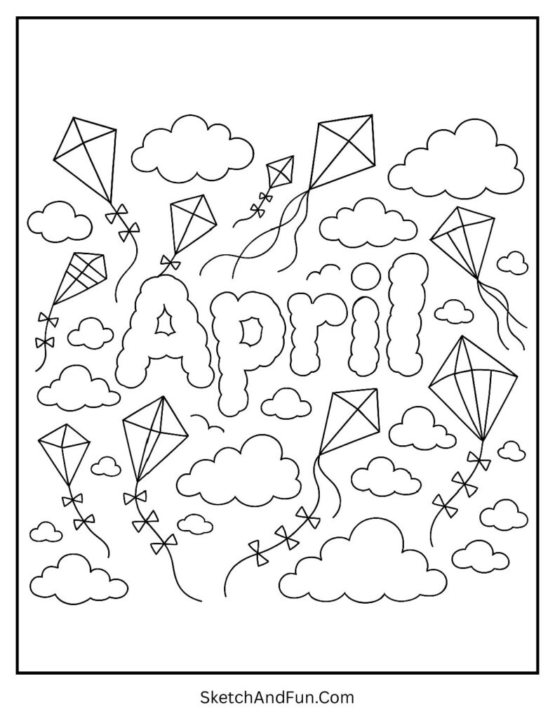 50+ April Coloring Pages (Free to Download & Print)