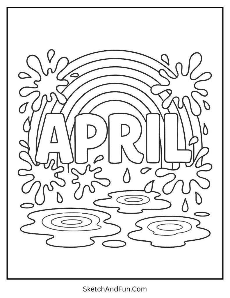 50+ April Coloring Pages (Free to Download & Print)