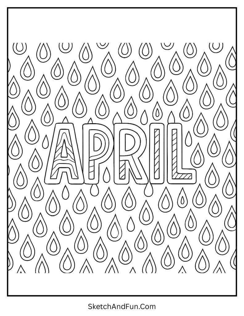 50+ April Coloring Pages (Free to Download & Print)