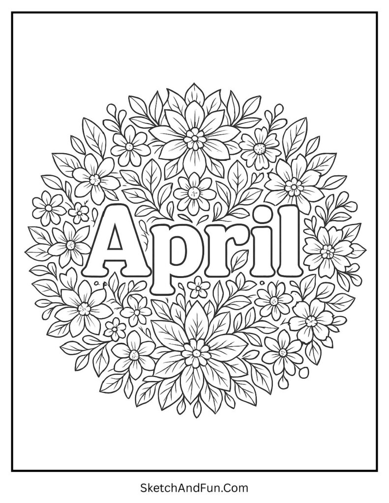 50+ April Coloring Pages (Free to Download & Print)