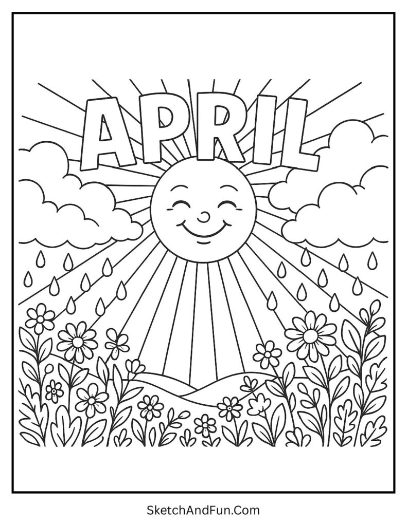 50+ April Coloring Pages (Free to Download & Print)