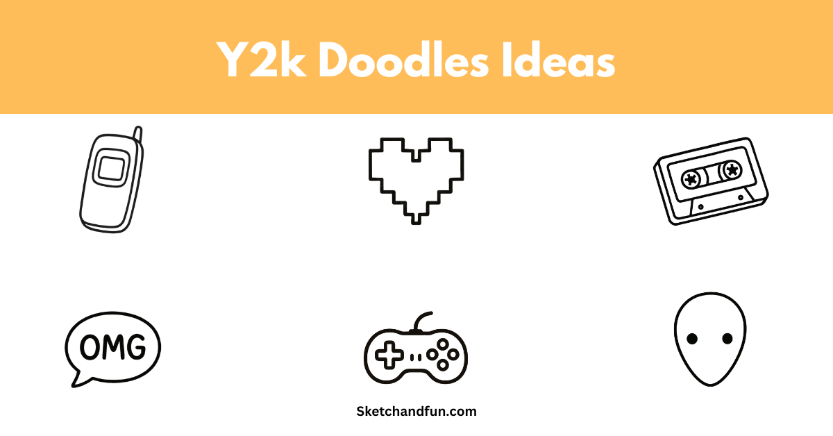 20+ Y2K Doodles Ideas That Are Fun, Simple, and Viral