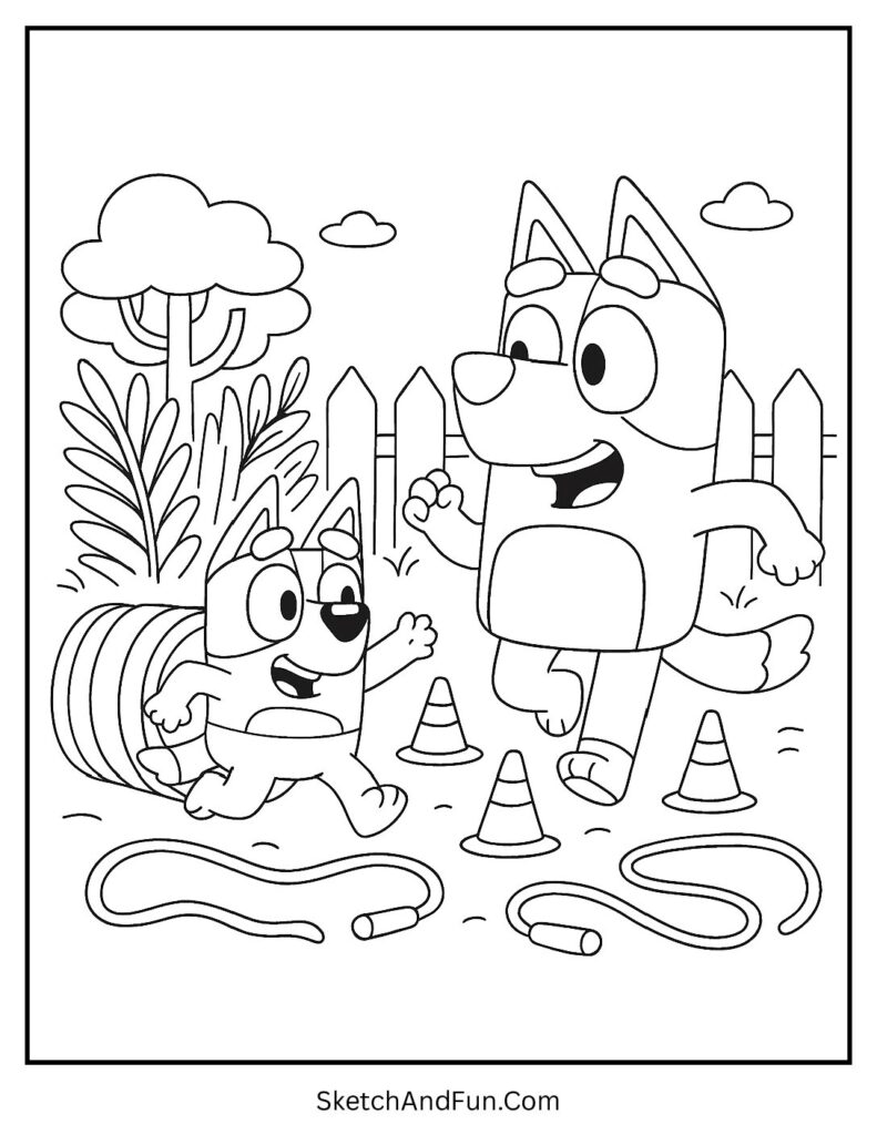 30+ Bluey Coloring Pages - Free PDF Printables