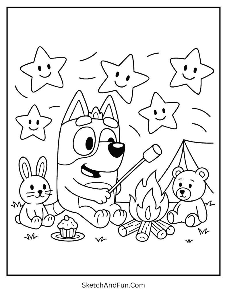 30+ Bluey Coloring Pages - Free PDF Printables