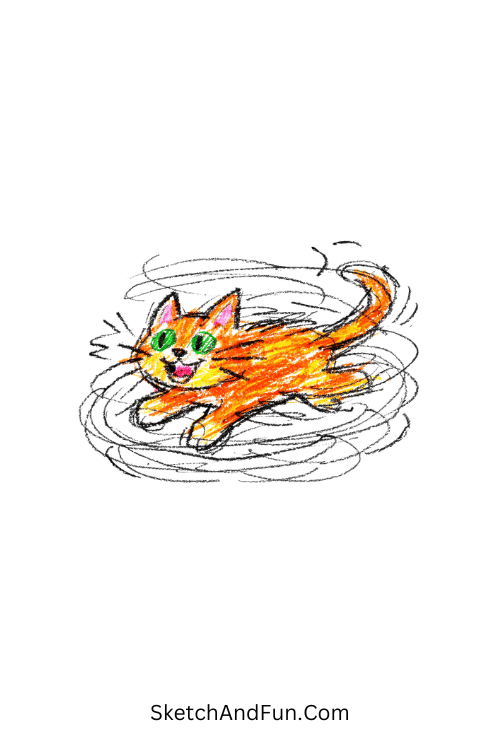 20+ Silly Cat Doodles and Drawing Ideas - Sketch and Fun
