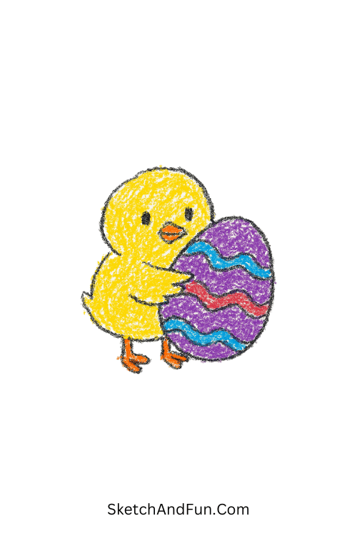 20+ Cute Easter Chick Drawing Ideas Kids Will Love