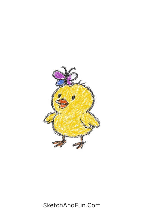 20+ Cute Easter Chick Drawing Ideas Kids Will Love