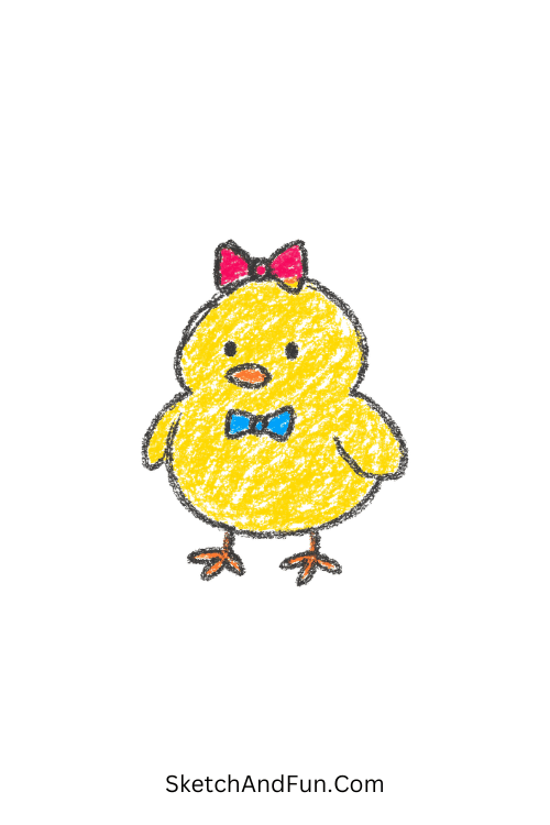 20+ Cute Easter Chick Drawing Ideas Kids Will Love