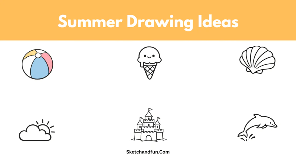 30+ Cute Summer Drawings and Doodles Ideas - Sketch and Fun