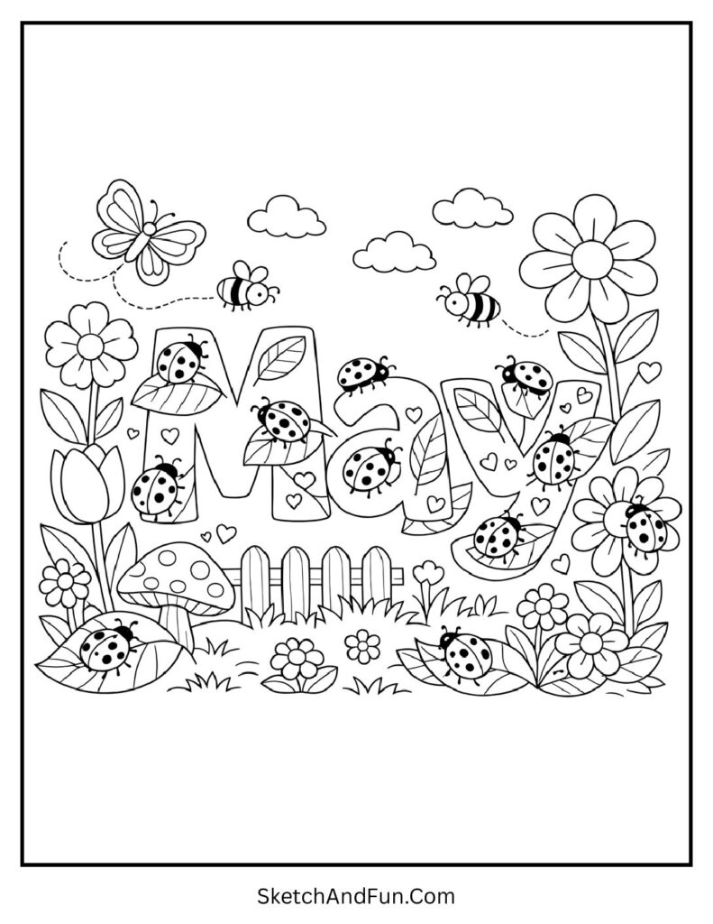 30+ May Coloring Pages - Free PDF Printables