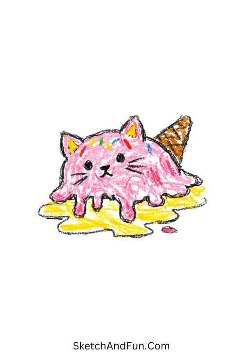 20+ Silly Cat Doodles and Drawing Ideas - Sketch and Fun