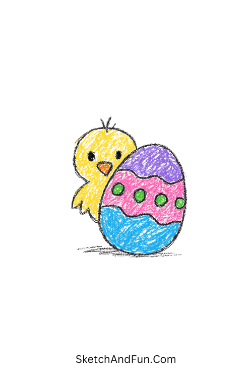 20+ Cute Easter Chick Drawing Ideas Kids Will Love