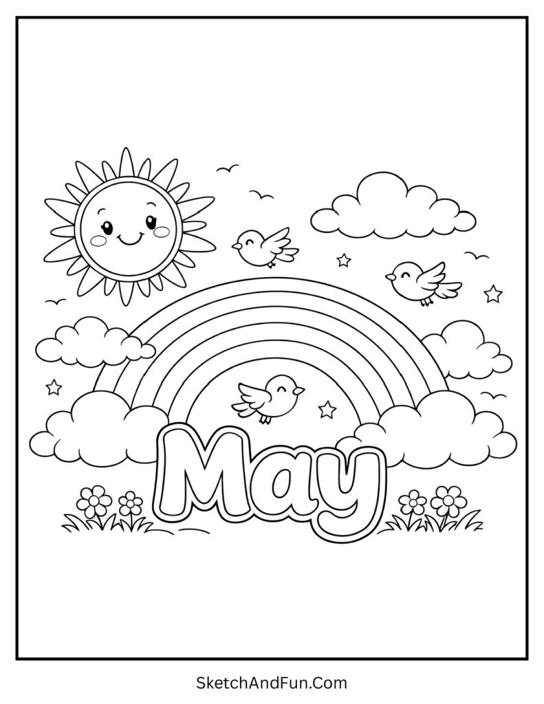 30+ May Coloring Pages - Free PDF Printables