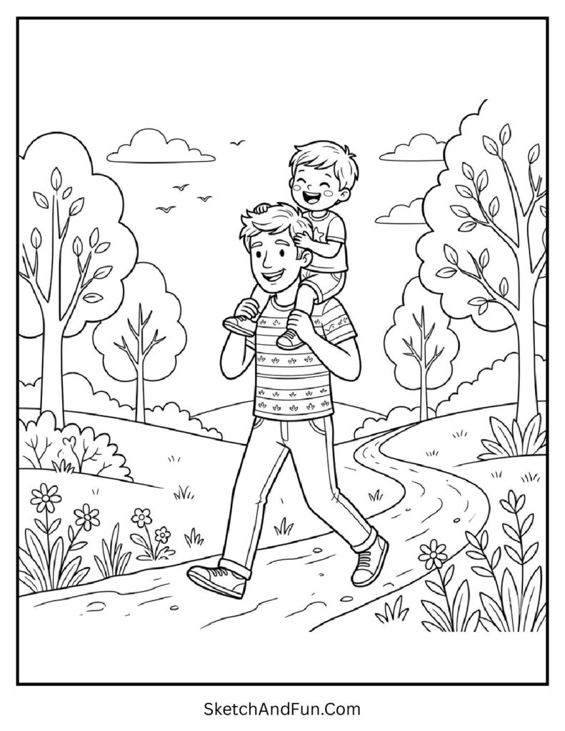 32+ Father’s Day Coloring Pages - Free PDF Printables
