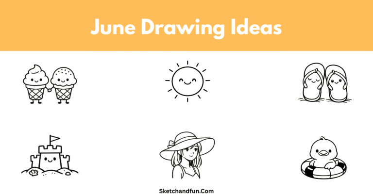 30+ Cute June Drawings and Doodle Ideas - Sketch and Fun